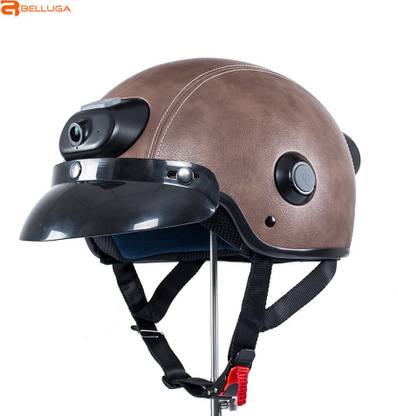 BELLUGA E Helmet with inbuilt Camera and Bluetooth Motorbike Helmet ...