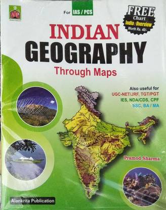 Indian Geography Through Maps For IAS/PCS Examinations: Buy Indian ...