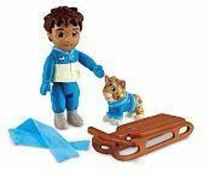 FISHER-PRICE Dora The Explorer Dollhouse Figures - Diego With Cat And ...