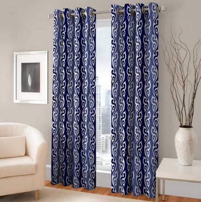 Homesense 152 cm (5 ft) Polyester Blackout Window Curtain Single ...