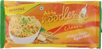 PATANJALI Atta Classic Instant Noodles Vegetarian Price in India - Buy ...
