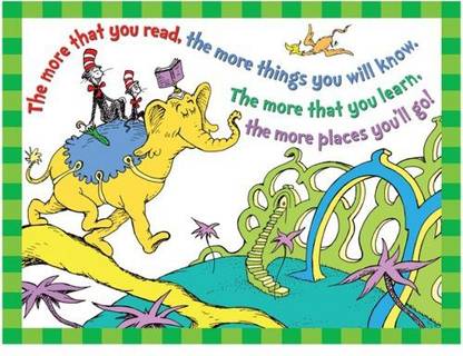 Eureka Dr. Seuss The More You Read Poster - Dr. Seuss The More You Read ...