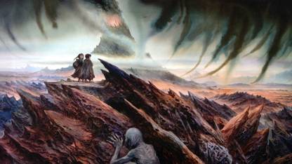 Aabhaas Wall Poster The-Lord-of-the-Rings-Frodo-Baggins-Samwise-Gamgee ...