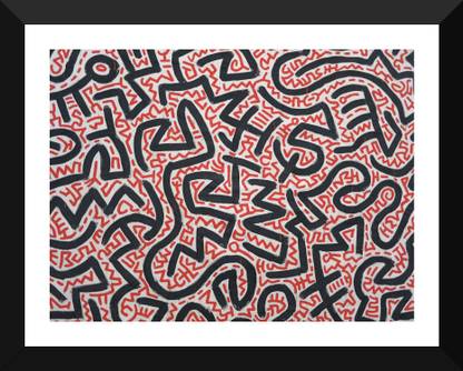 Moses and the Burning Bush by Keith Haring - "Top 10 Keith Haring ...