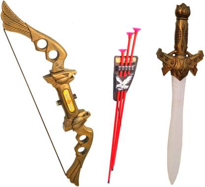 VSHINE Bahubali Sword and Archery Set - Fancy Dress Kids Cosplay - King ...
