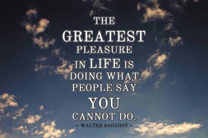 PW the greatest pleasure Wall Poster 13*19 inches Matte Finish Paper ...