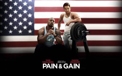 Movie Pain & Gain Paul Doyle Dwayne Johnson Daniel Lugo Mark Wahlberg ...