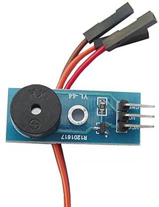 Optimus Electric Passive Buzzer Module Audio Signaling Device 3.3V To 5V With Cable For Alarms ...