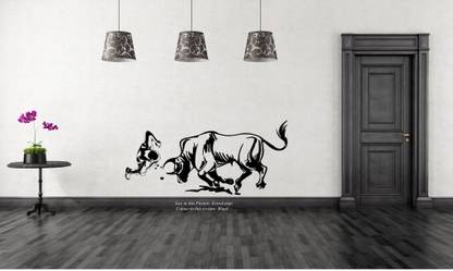 peacockirde 60 cm Jallikattu Self Adhesive Sticker Price in India - Buy ...