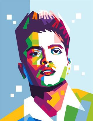 Bruno Mars - Pop Art - Quirky - Funky - colorful - Music Posters ...
