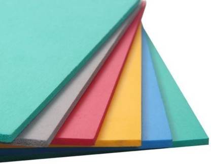 BestUBuy 5mm Thick Foam Sheet 5 Different Color A4 Size - 5mm Thick ...