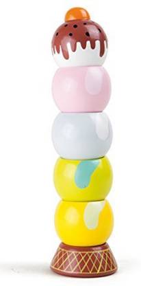 Small Foot Baby Wooden Ice-Cream Stacking Game Price in India - Buy ...