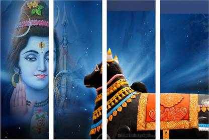 Wall Poster (Lord Shiva,Surface Covering Area- 91 x 61 cm) Paper Print ...