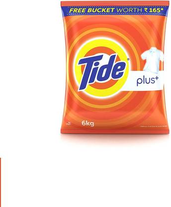 Tide +6 kg Detergent Powder 6 kg Price in India - Buy Tide +6 kg ...