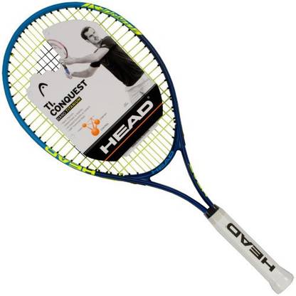 HEAD Ti Conquest Blue, Yellow Strung Tennis Racquet - Buy HEAD Ti ...