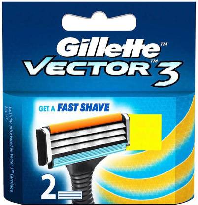 Gillette Vector 3 Cartridge - Price in India, Buy Gillette Vector 3 ...