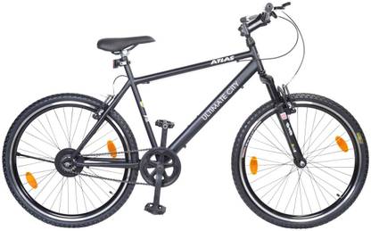 ATLAS Ultimate City Front Suspension Urban Sports Bike For Adults Black ...