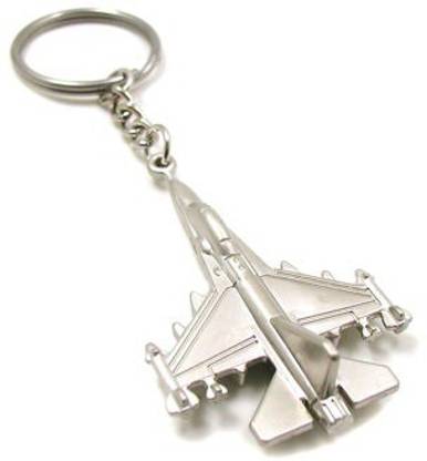 Universal Fighter jet plane Metal Keychain - silver Key Chain Price in ...