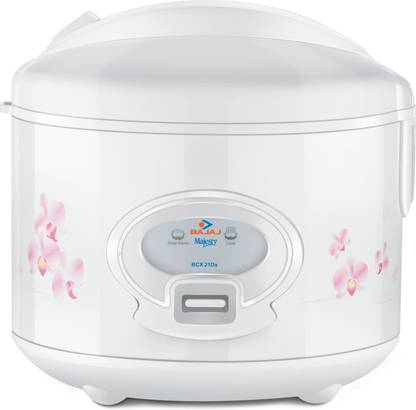 BAJAJ Majesty New RCX21 delux. Electric Rice Cooker with Steaming ...