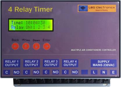 Leo 4 channel timer Programmable Electronic Timer Switch Price in India ...