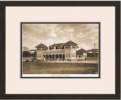 Old Vintage Bombay (Mumbai) Wooden Photo Frame of View of Parsi ...