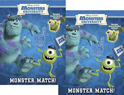 Generic Monsters University Reusable Glow in the Dark Sticker Book ...
