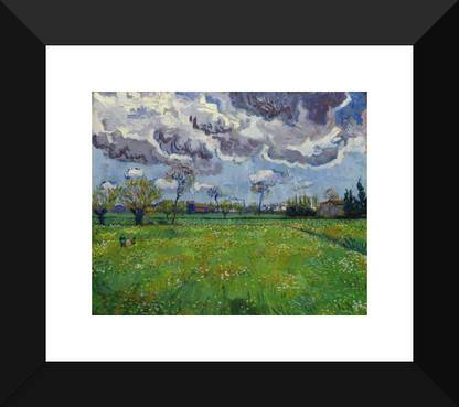 Landscape Under a Stormy Sky by Vincent Van Gogh - "Best of Vincent Van ...