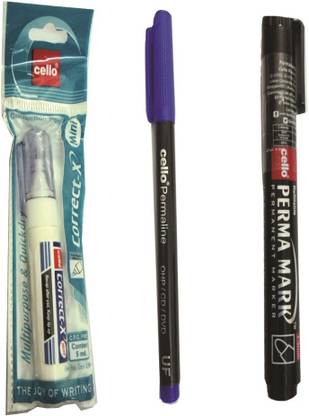 Flipkart.com | Cello PERMALINE OHP/CD/DVD MARKER (BLUE) +REFILLABLE ...
