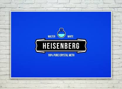 Posterskart Heisenberg Pure Crystal Meth Breaking Bad Poster Paper ...