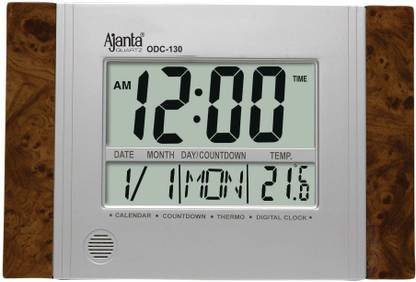 AJANTA Digital Calendar,Alarm,Temp Table Clock Price in India - Buy ...