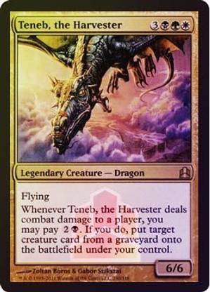 Generic Magic: the Gathering - Teneb, the Harvester - Oversized ...