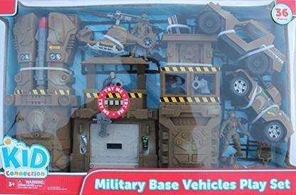 Kid Connection Military Base Vehicles Play Set - Military Base Vehicles ...