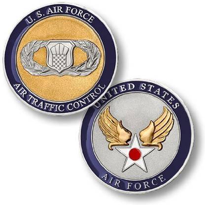 Generic Usaf Air Traffic Control Challenge Coin - Usaf Air Traffic ...