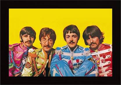 Posterskart The Beatles Framed Poster Paper Print - Art & Paintings ...