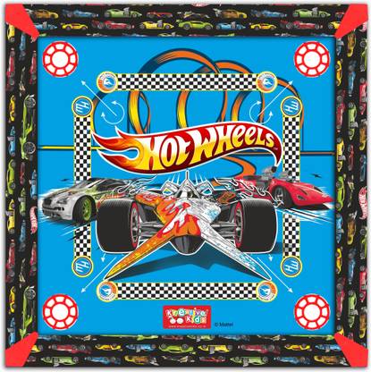 HOT WHEELS Hotwheels Kids (17x17 inch) Carrom Board Board Game ...