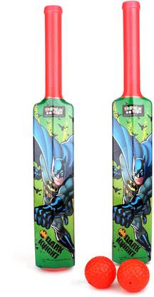BATMAN Kids First Set of 2 Bats & Balls Cricket Kit Price in India ...