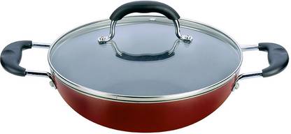 Nolta Nolta Popular Series Kadai With Glass Lid (26 CM) … Kadhai 26 cm ...