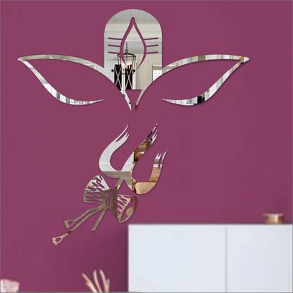 LOOK DECOR 90 cm Shiv Netra Silver code13 Self Adhesive Sticker Price ...