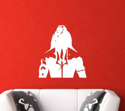 StickersYard 56 cm Shiva Trishul Self Adhesive Sticker Price in India ...