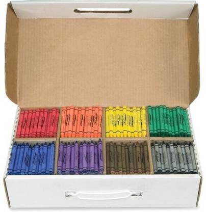 Generic Prang Crayon Master Pack, Standard Size, Box of 800 Crayons ...