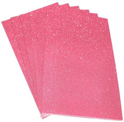 Hot Pink Glitter Paper