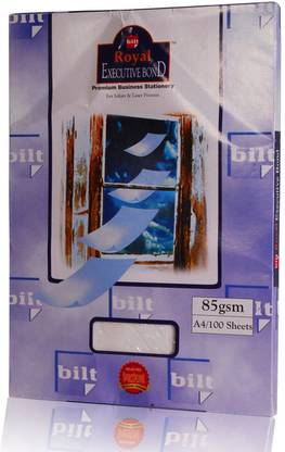 Flipkart.com | bilt Royal Executive Bond, A4 Paper, 85gsm, 100-Sheets ...