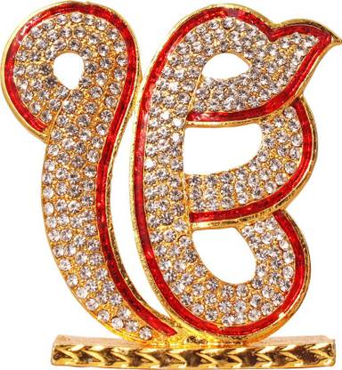 ART N HUB Ik Ek ONKAR symbols of Sikhism Idol Home Décor Pooja Statue ...