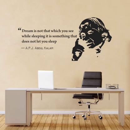 Impression Wall 36 cm A.P.J. Abdul Kalam Self Adhesive Sticker Price in ...