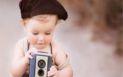 Adorable Cute Baby Vinyl Poster Paper Print - Children posters in India ...