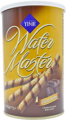 Cizmeci Time Wafer Master Sticks, Chocolate Cream - 250g Wafer Rolls ...