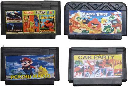 PTCMart 8 Bit TV Video Games Cassette Including Games Like Angry Bird ...