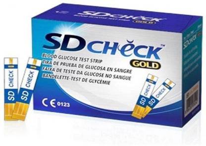 SD Check Gold Blood Glucose Test Strip ( Containing 100 Test Strips ...