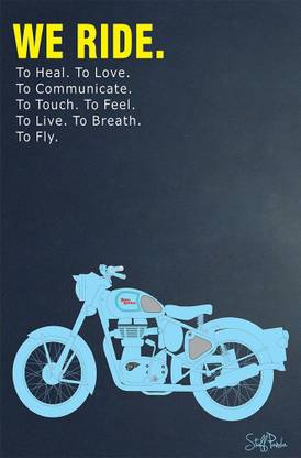 Cool Funky Abstract Royal Bullet Bike wall posters, art prints ...