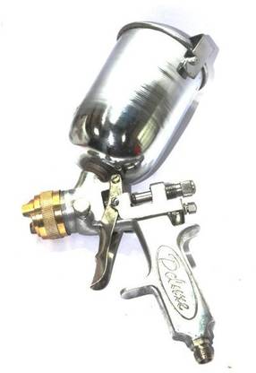 TechWiz Paint Spray Gun With 1 Pint Silver Spray Paint 500ML 500ml Air ...